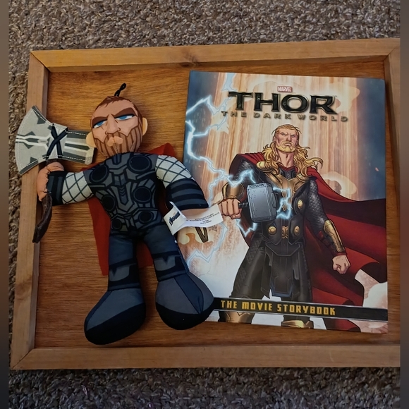Marvel | Other | Marvel Bundle Thor Plush Toy Hardcover Bookthorthe ...